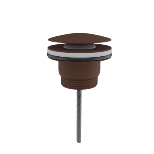 Primy Steel Universal pop-up Rust bundventil i mat brun - Tilbehør til ...