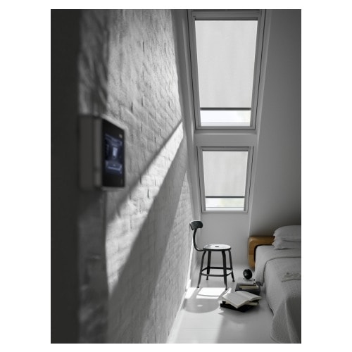 VELUX MML MK08 5060V elnetdrevet markise i sort - Mørklægningsgardiner ...