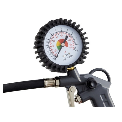 Probuilder trykluft pumpepistol med manometer