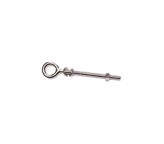 Platinum M8 x 100 mm øjebolt med møtrik inox til træpæl - Parasoller ...