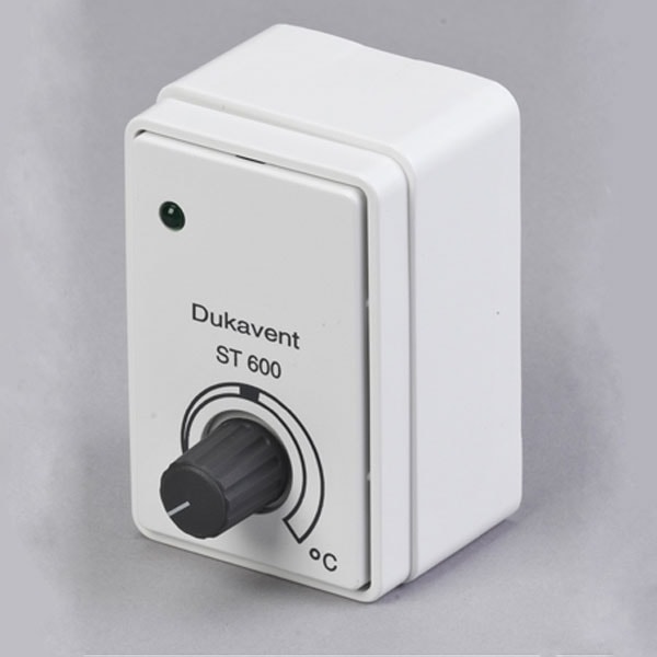 DUKA termostat ST 600 temperatur hvid - Ventilatorer - Frishop.dk