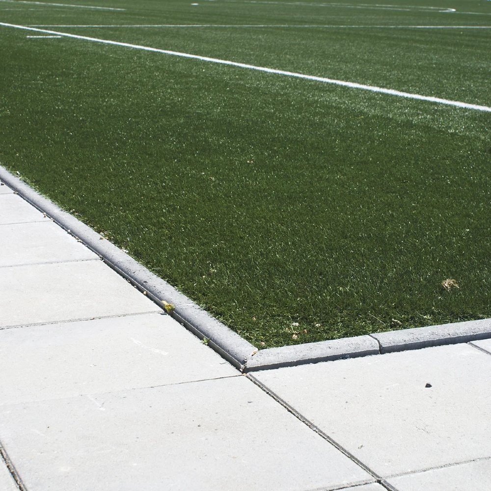 IBF Havekantsten med rund overkant 6 x 20 x 50 cm i grå - Kantsten og ...