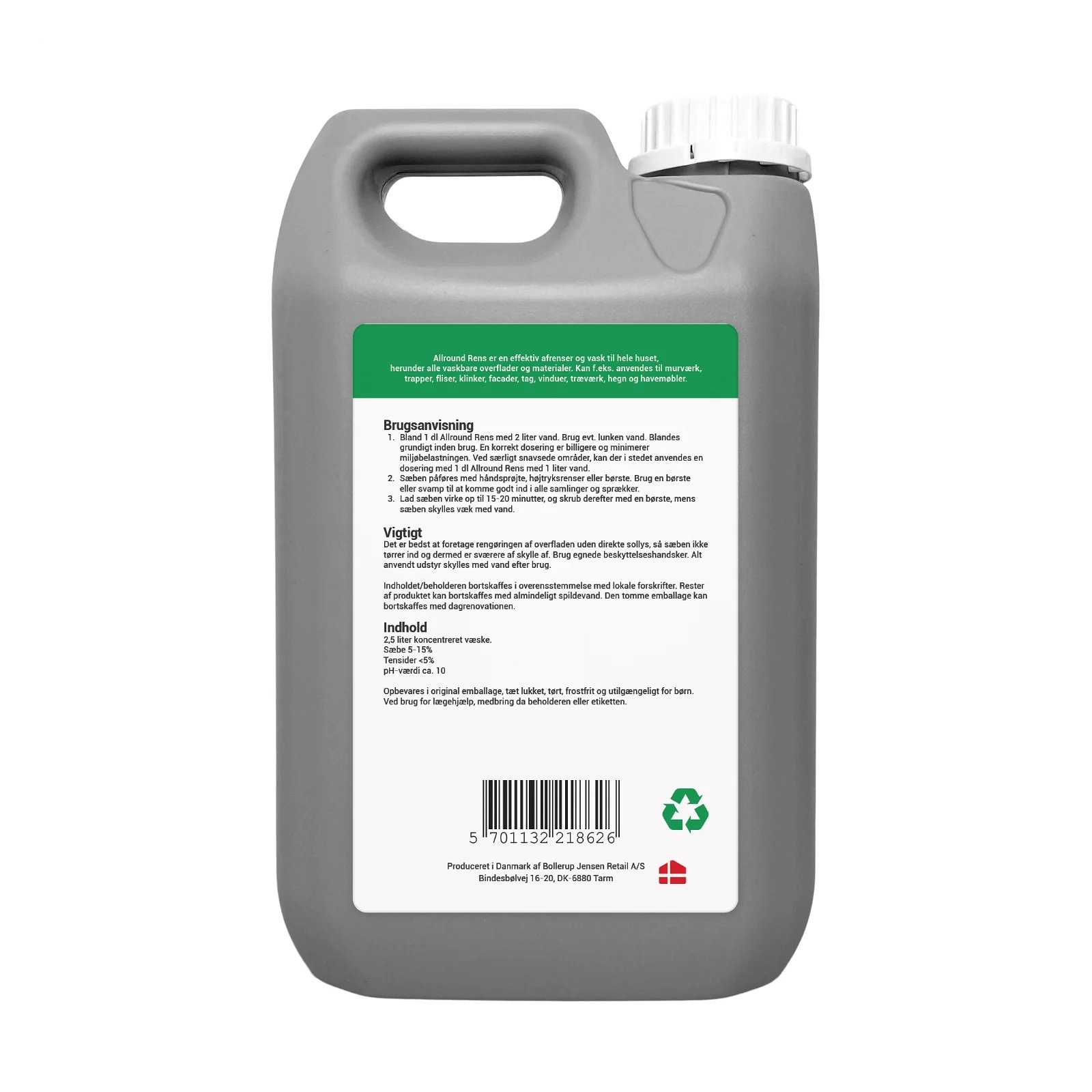 Bollerup Jensen allround rens 2,5L